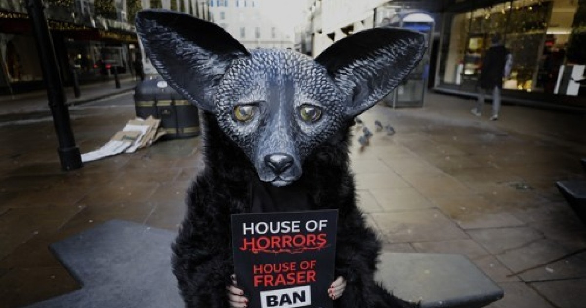 Britain Anti Fur Protest