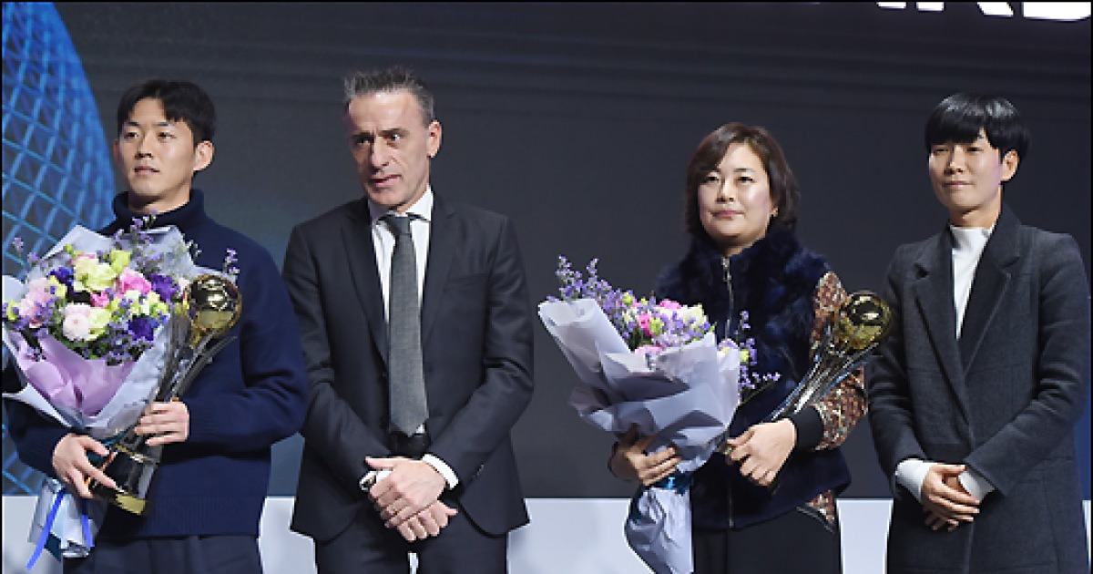 손흥민·지소연, 2019 KFA 올해의 선수..이강인 영플레이어상