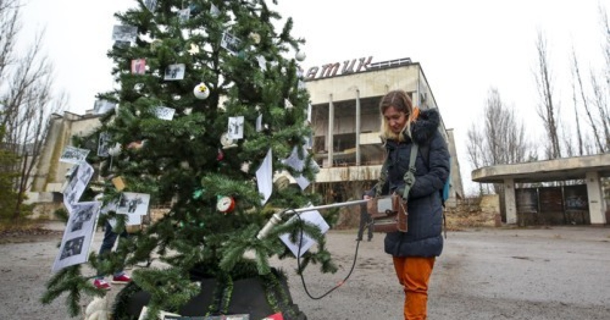Ukraine Chernobyl Christmas Tree