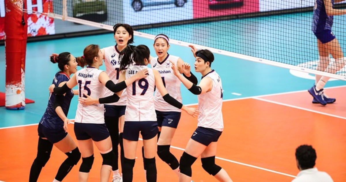 김연경 3연속 서브 에이스 한국 인도네시아 완파하고 조별리그 첫 승