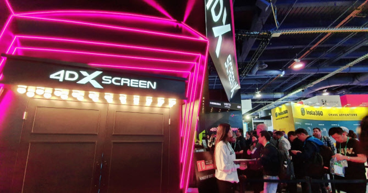 [CES 2020]VR·AR 전시존서 CJ 4DX 압도적 '인기몰이'