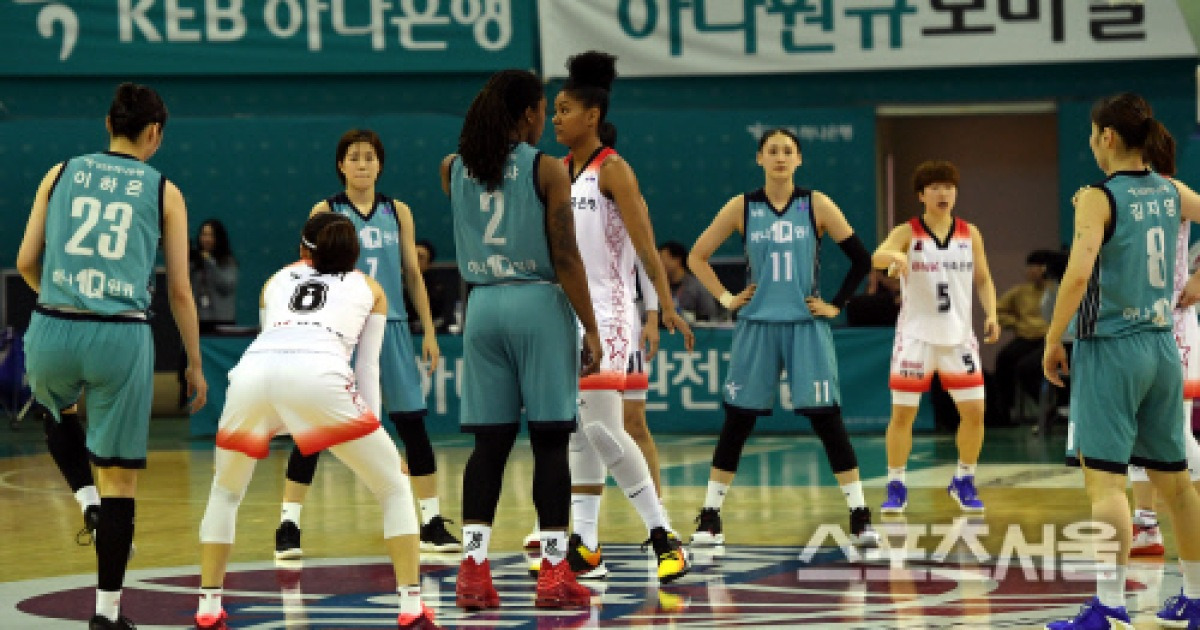 [포토] 부산 BNK vs 부천 KEB하나, 승리의 여신은 과연?