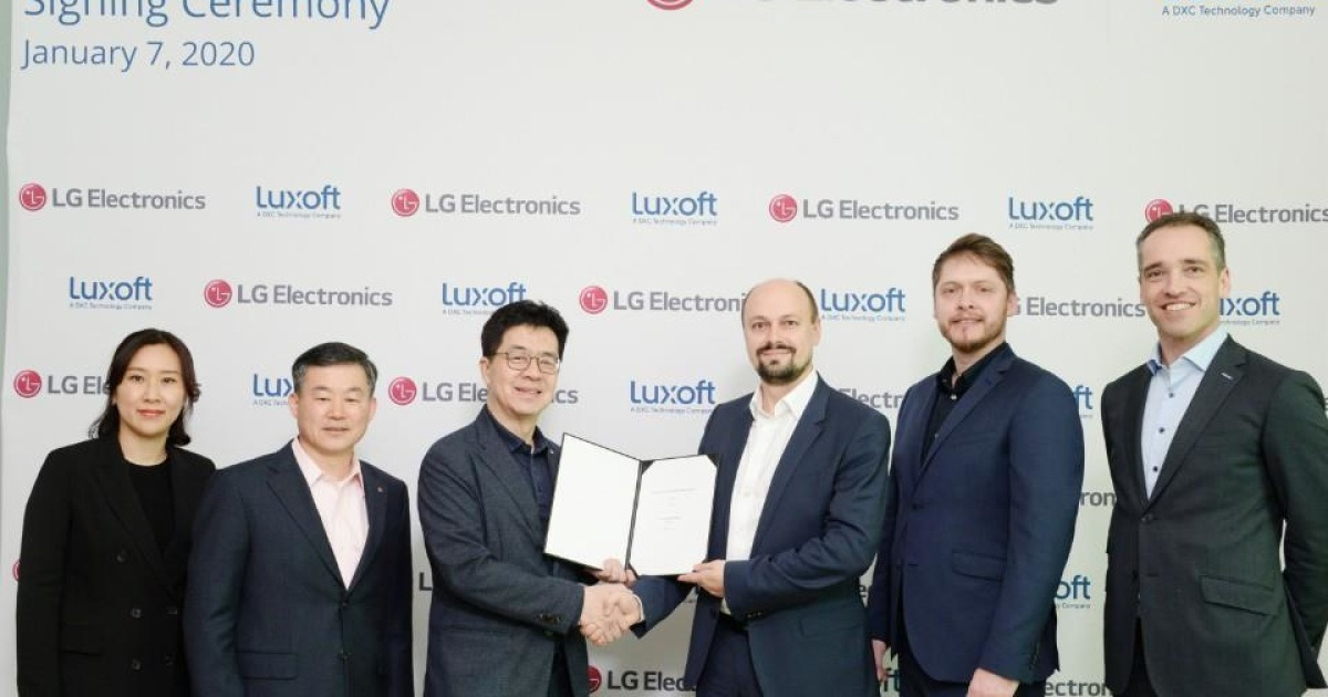 [CES 2020] LG, Luxoft to set up JV for in-vehicle infotainment