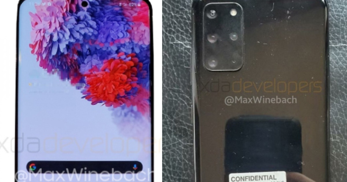 Samsung Galaxy S20 photo leaks suggest 4 rear cameras, rectangular display