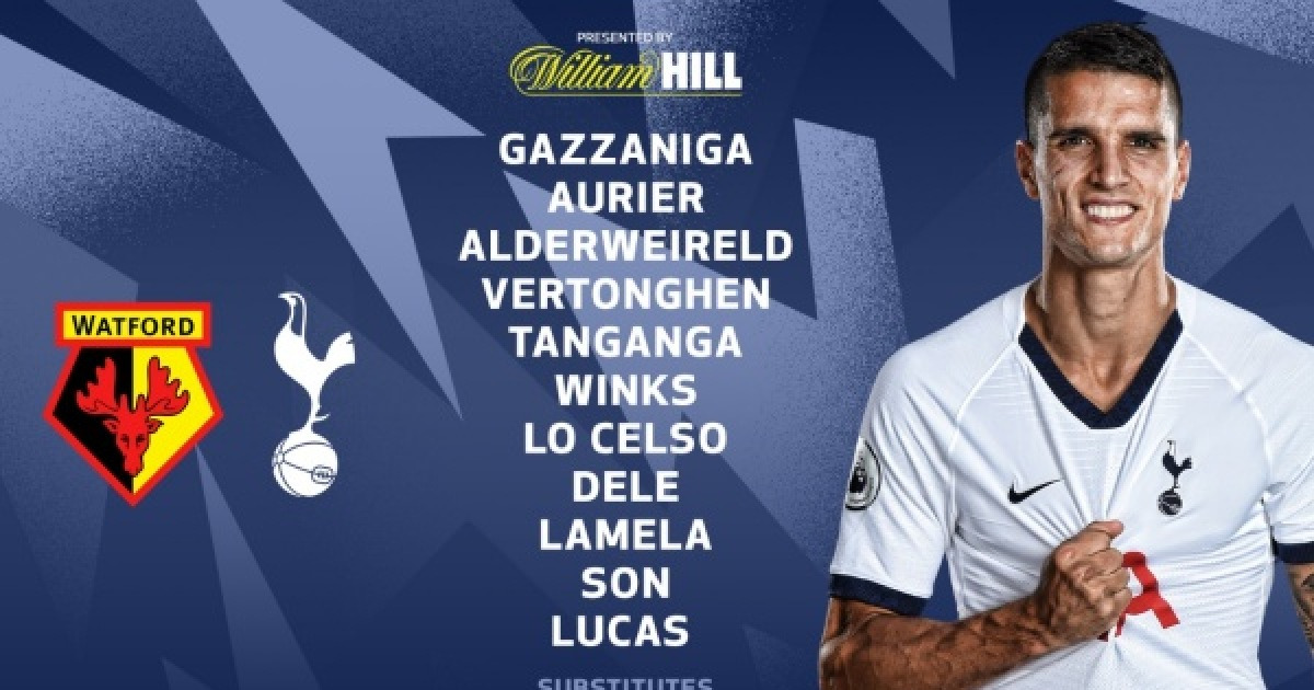 [EPL 20R] 'SON 출격 준비!' 토트넘, 왓포드전 선발 라인업 발표