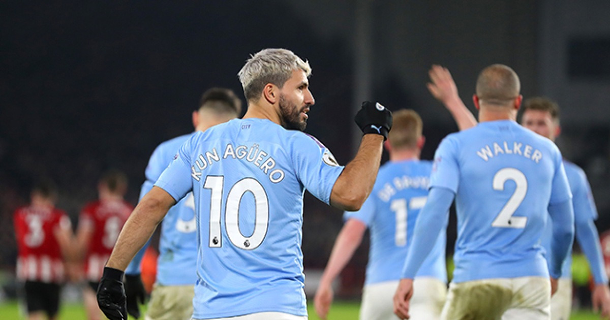 [EPL 24R] 아구에로의 한 방에 게임 끝.. 맨시티, 셰필드 원정 1-0 승