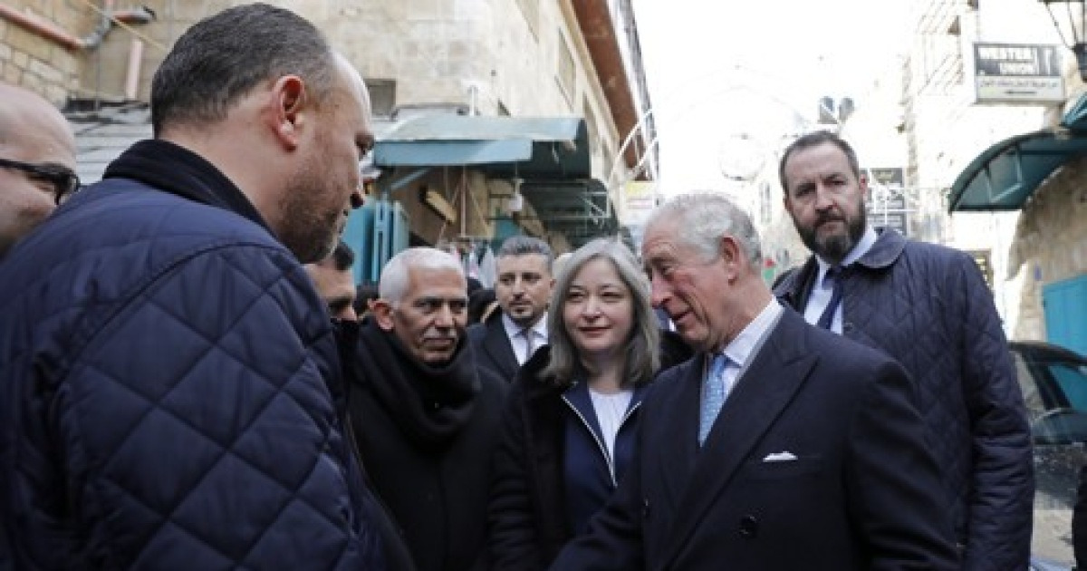 PALESTINE BRITAIN ROYALTY