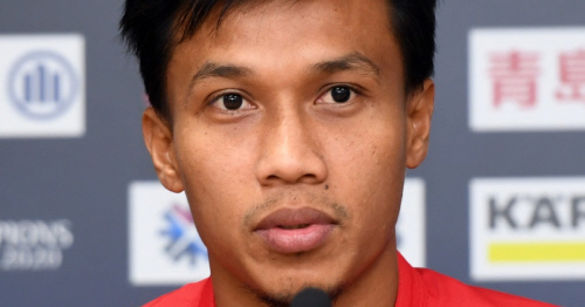 [포토]FC서울과의 ACL 플레이오프 각오 밝히는 케다FA의 주장