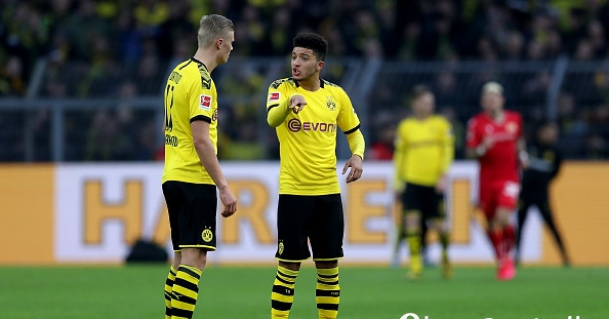 [스포터 리뷰] '2000년생 듀오' 홀란드-산초, BVB의 대승 이끌다