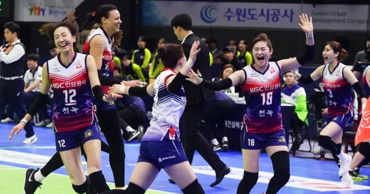 [ST포토] KGC인삼공사, '9년 만에 5연승!'