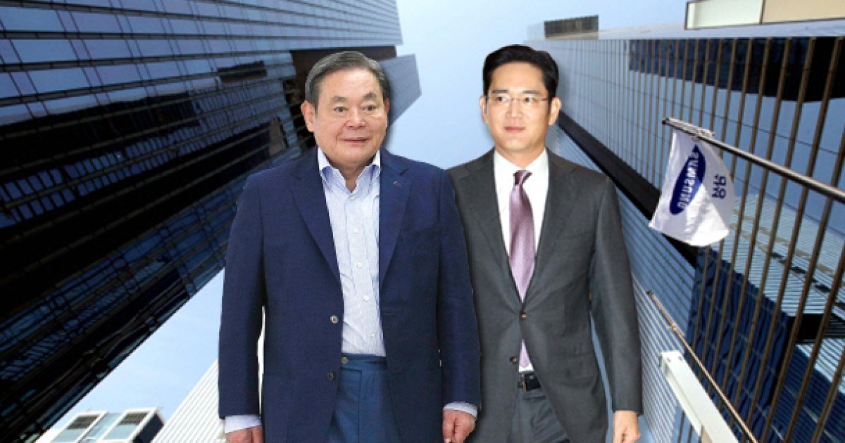 Samsung patriarch Lee and son stay as No. 1 and 2 richest shareholders ...