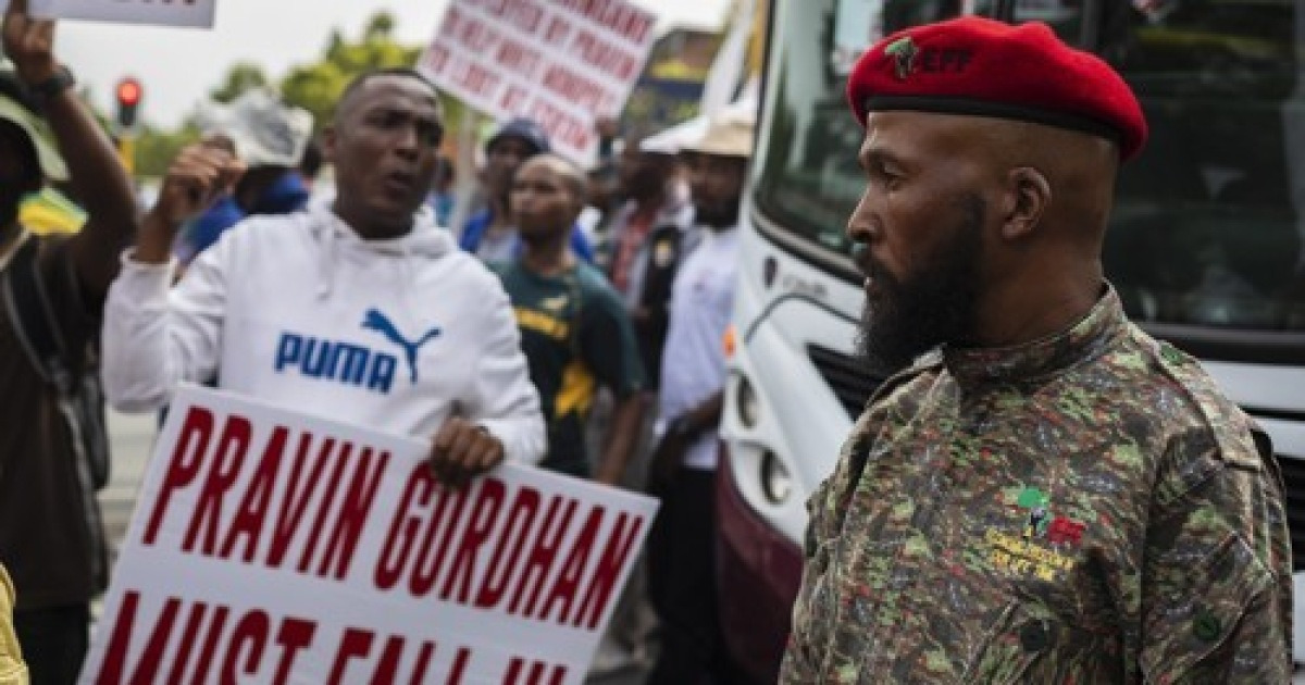 SOUTH AFRICA EFF ESKOM PROTEST