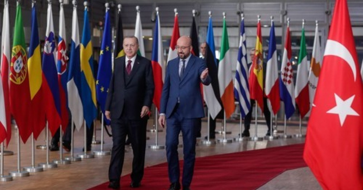 BELGIUM EU TURKEY MEETING