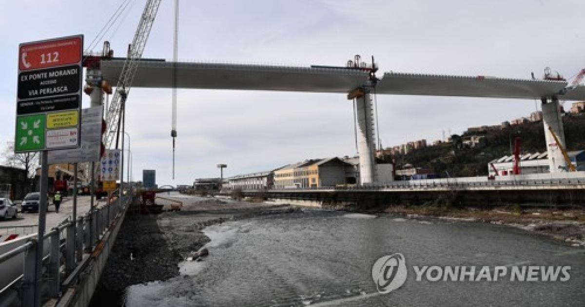 ITALY NEW GENOA MOTORWAY