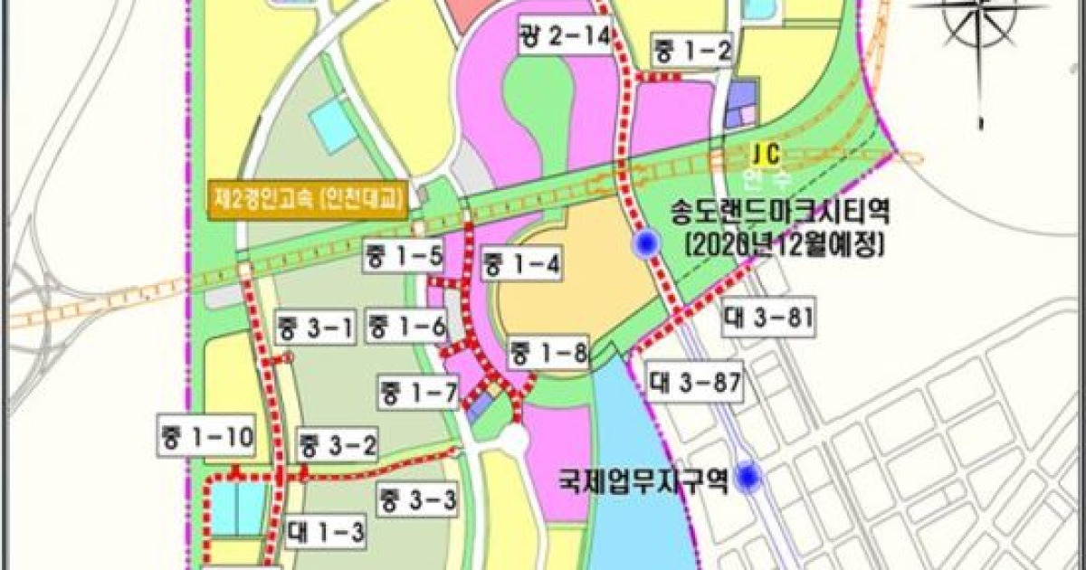 인천경제자유구역 송도국제도시 6·8공구 기반시설공사 착착 진행