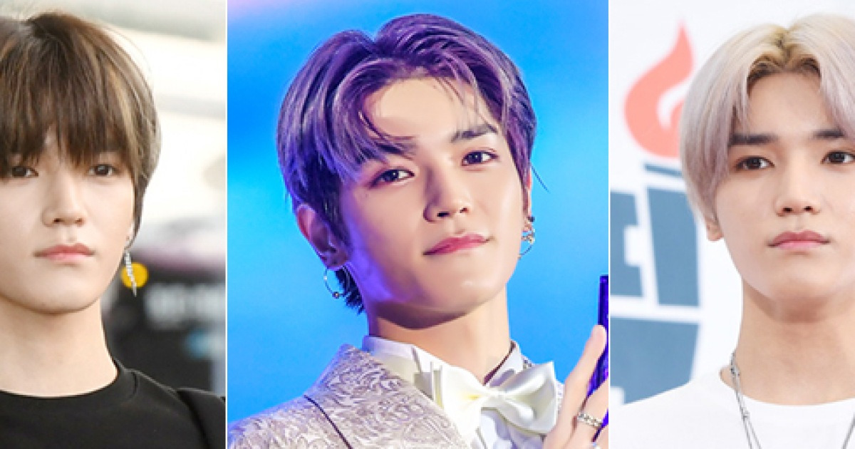 [TD포토+] 'K-POP 영웅' NCT127 태용의 헤어스타일 변천사