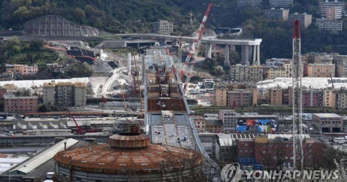 ITALY ECONOMY CONSTRUCTION NEW GENOA MOTORWAY BRIDGE