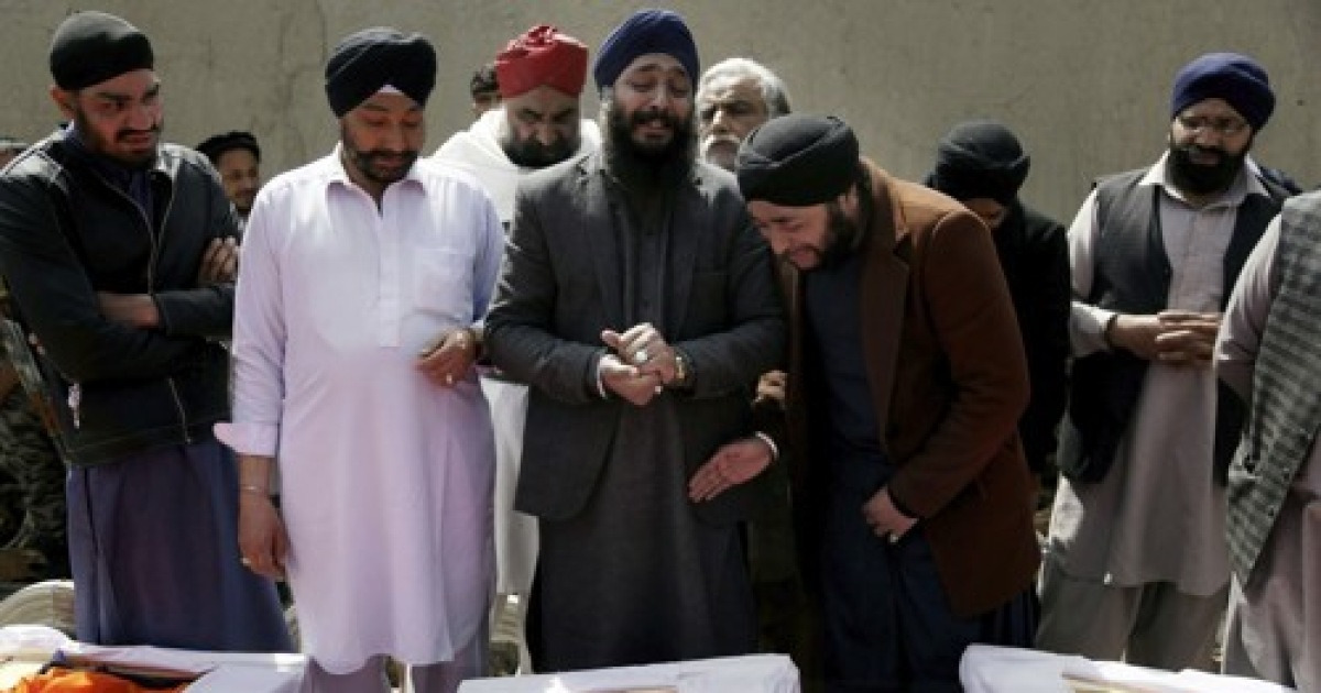 APTOPIX Afghanistan Sikhs Mourn