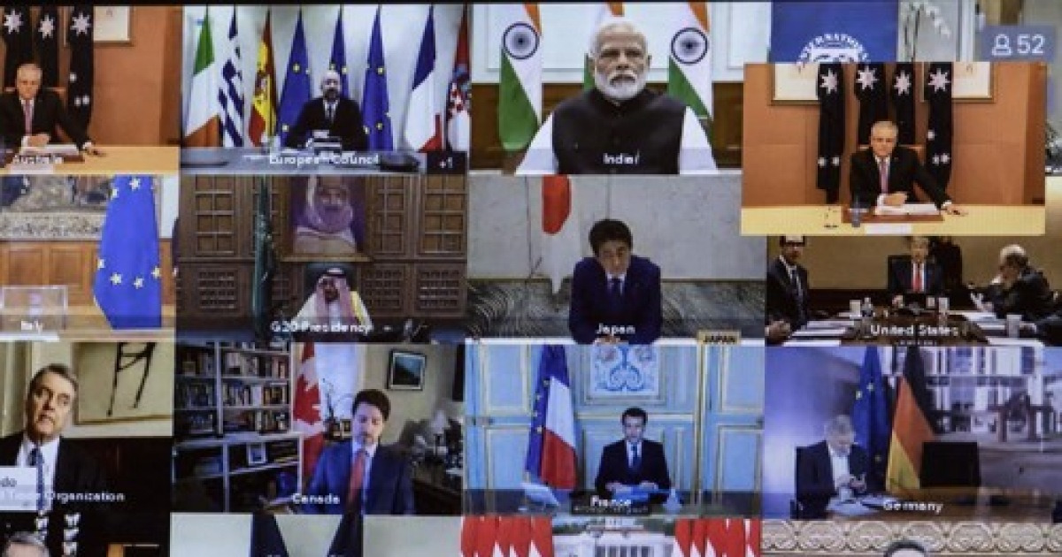 AUSTRALIA G20 LEADERS TELECONFERENCE