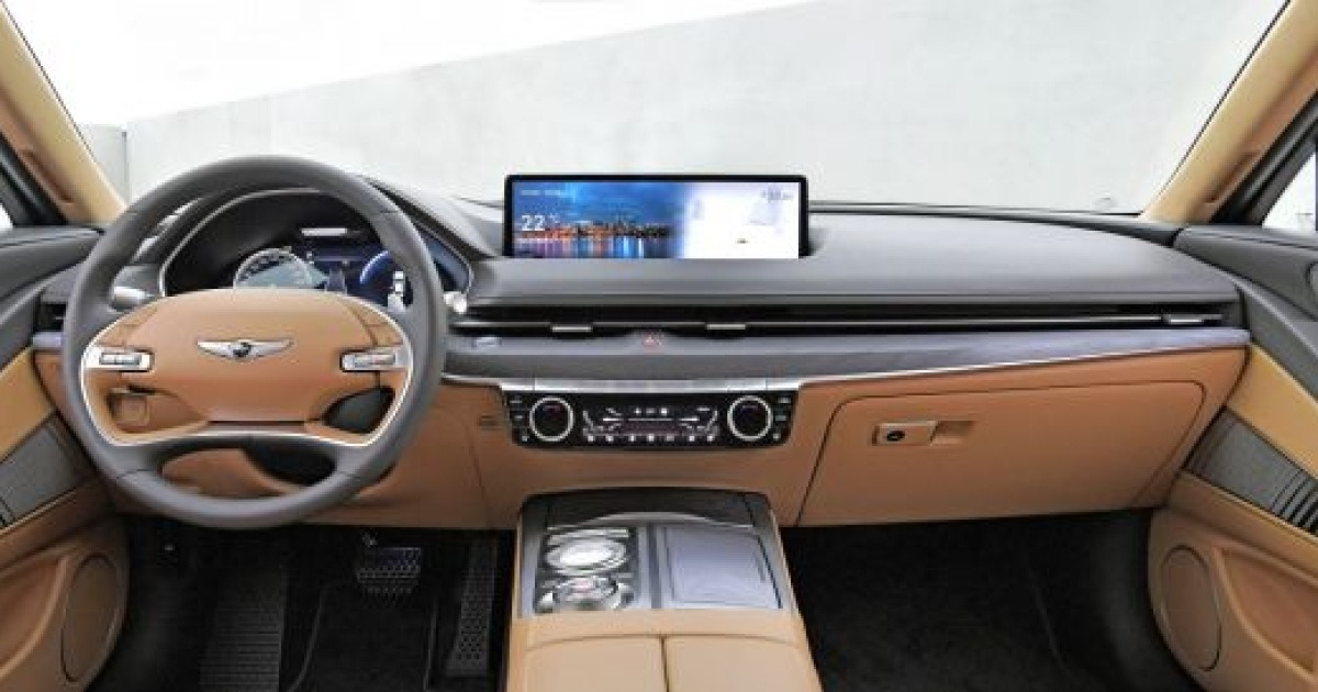 [포토]신형 제네시스 G80, 내장 디자인 특징은