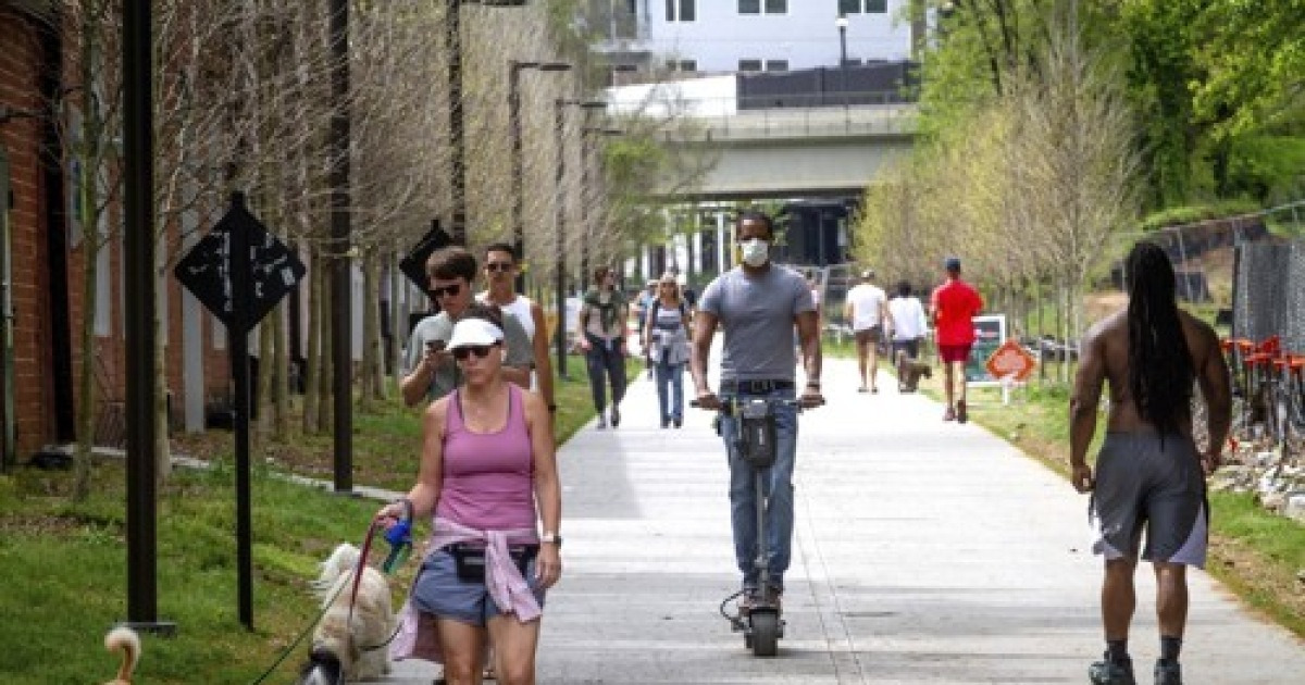 Virus Outbreak Georgia Daily Life