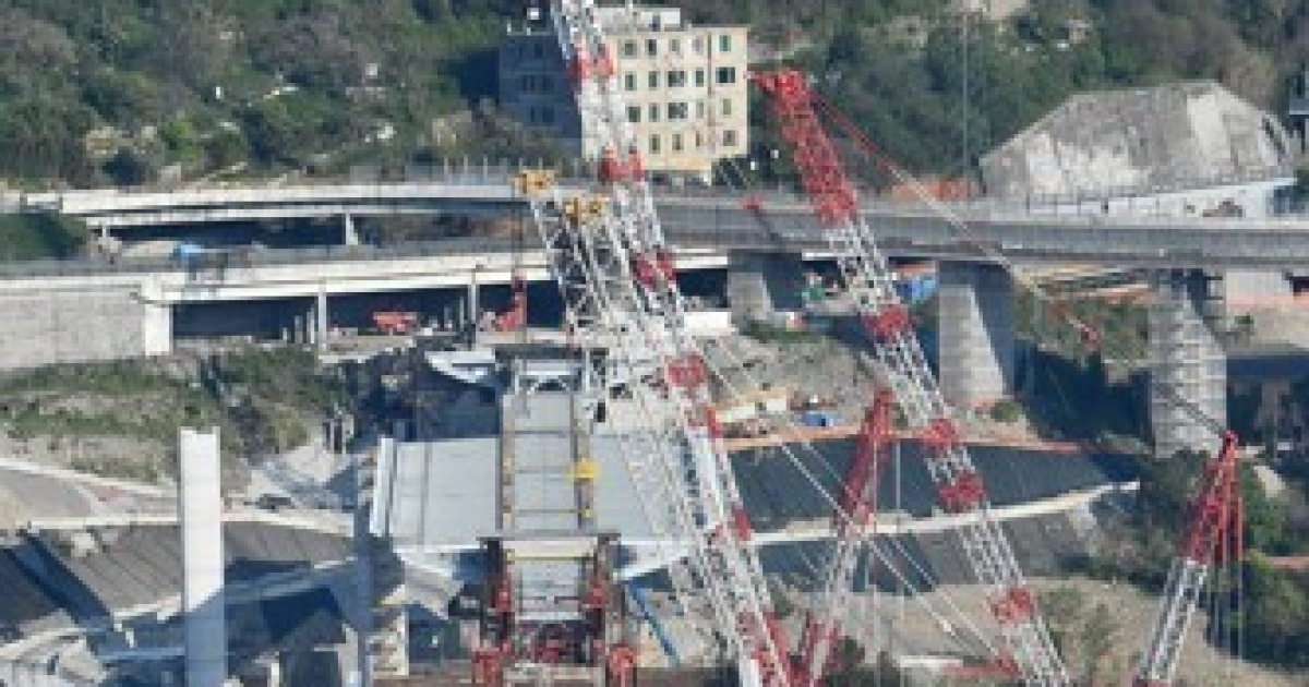 ITALY ECONOMY CONSTRUCTION NEW GENOA MOTORWAY BRIDGE
