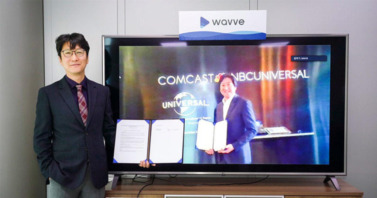 SKT's Wavve joins hands with NBC Universal to sell Korean TV produces to pay TVs