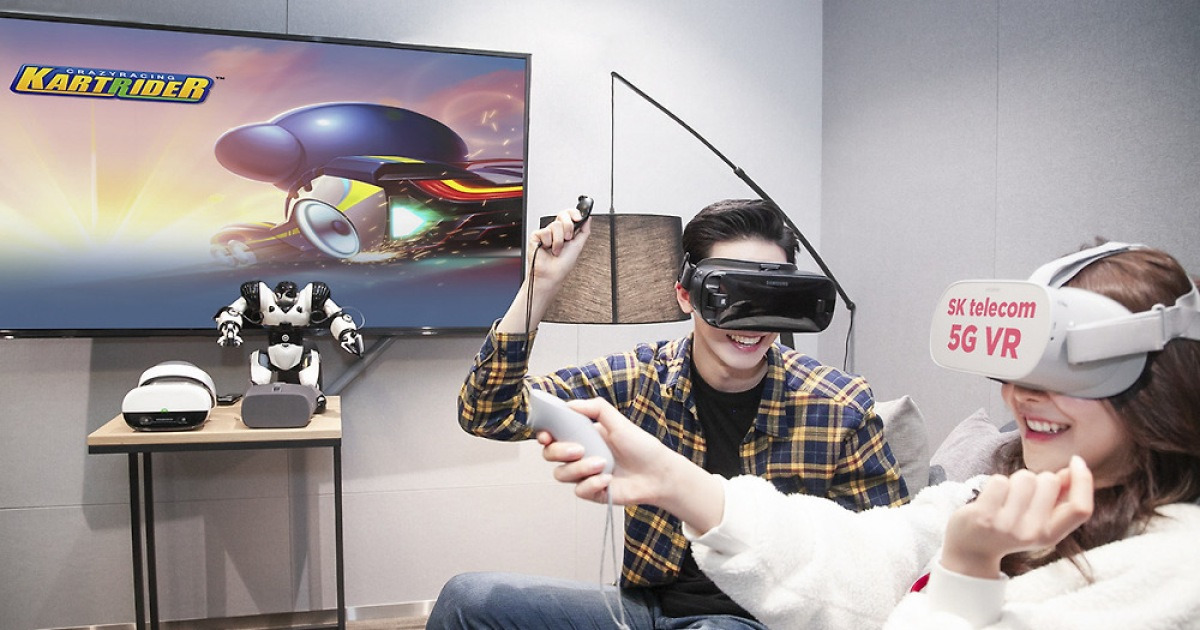 '넥슨 인기 캐릭터' VR게임으로..SKT·넥슨 '5G 협력' 본격화