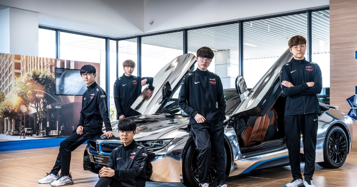 T1, BMW 그룹과 손 잡았다