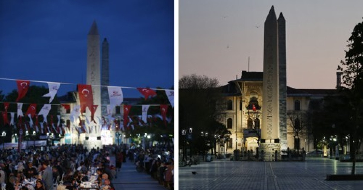 Virus Outbreak Turkey Ramadan