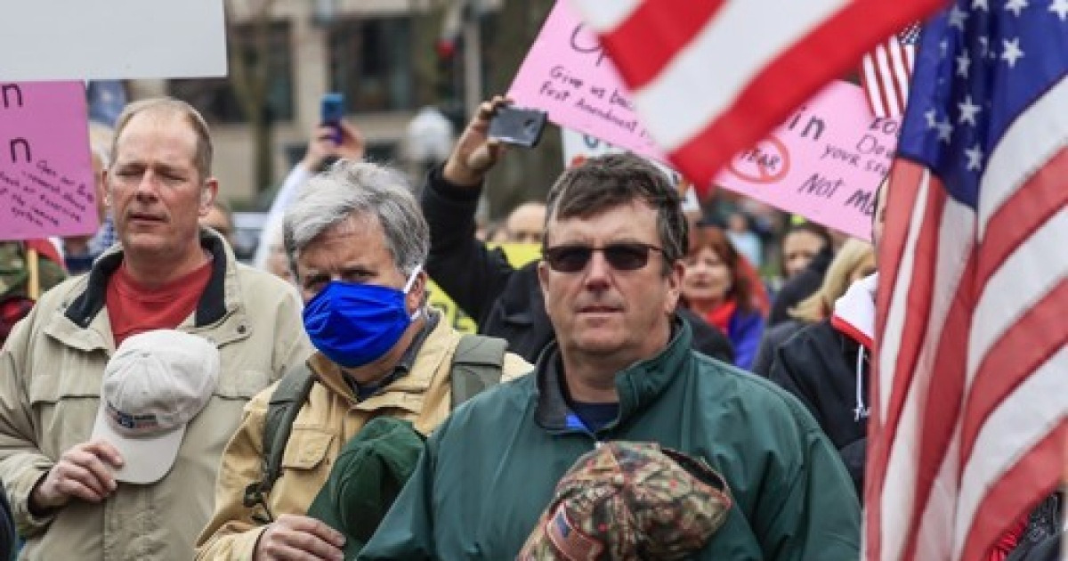 USA REOPEN WISCONSIN RALLY PANDEMIC CORONAVIRUS COVID19