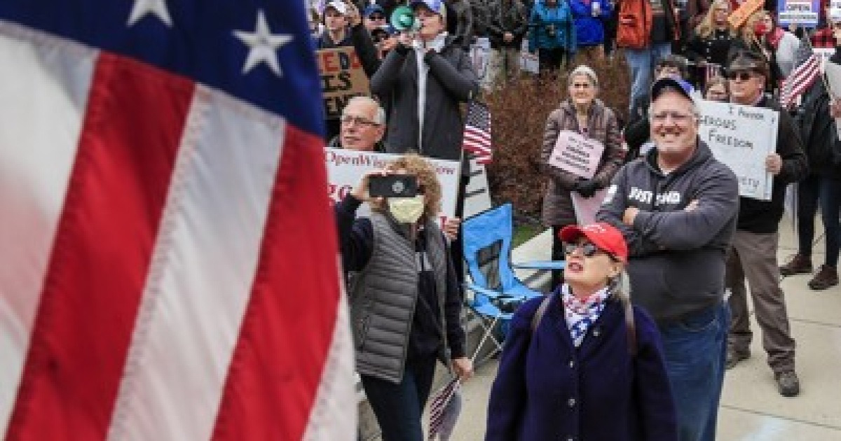 USA REOPEN WISCONSIN RALLY PANDEMIC CORONAVIRUS COVID19