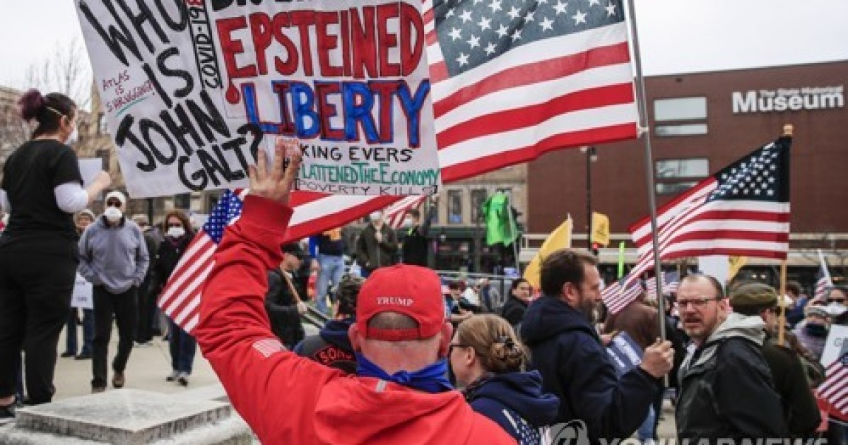 USA REOPEN WISCONSIN RALLY PANDEMIC CORONAVIRUS COVID19