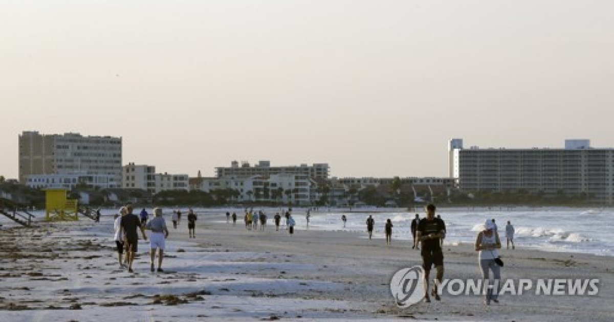 Virus Outbreak Florida Beaches