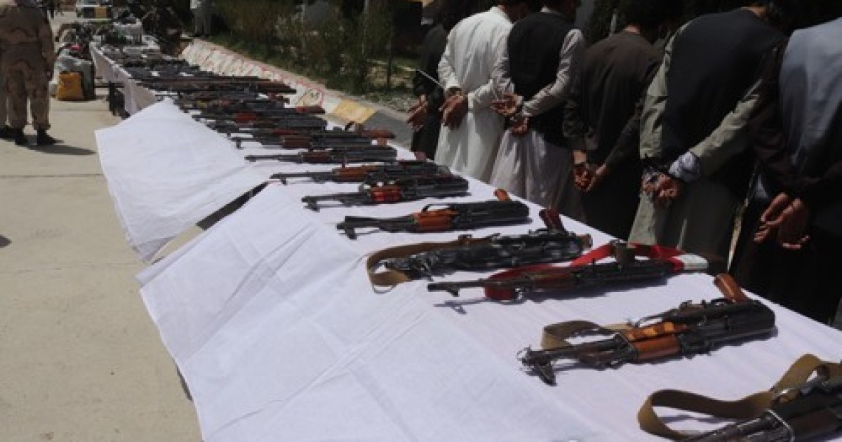 AFGHANISTAN TALIBAN MILITANTS ARRESTED