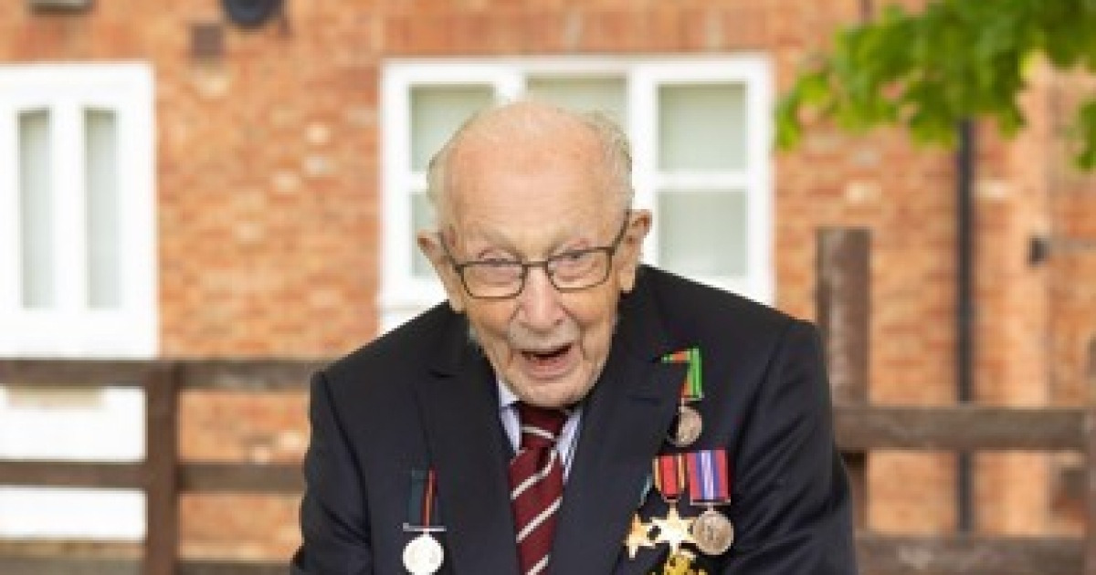 BRITAIN CAPTAIN TOM MOORE BIRTHDAY