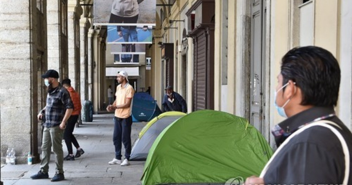 ITALY HOMELESSNESS PANDEMIC CORONAVIRUS COVID19