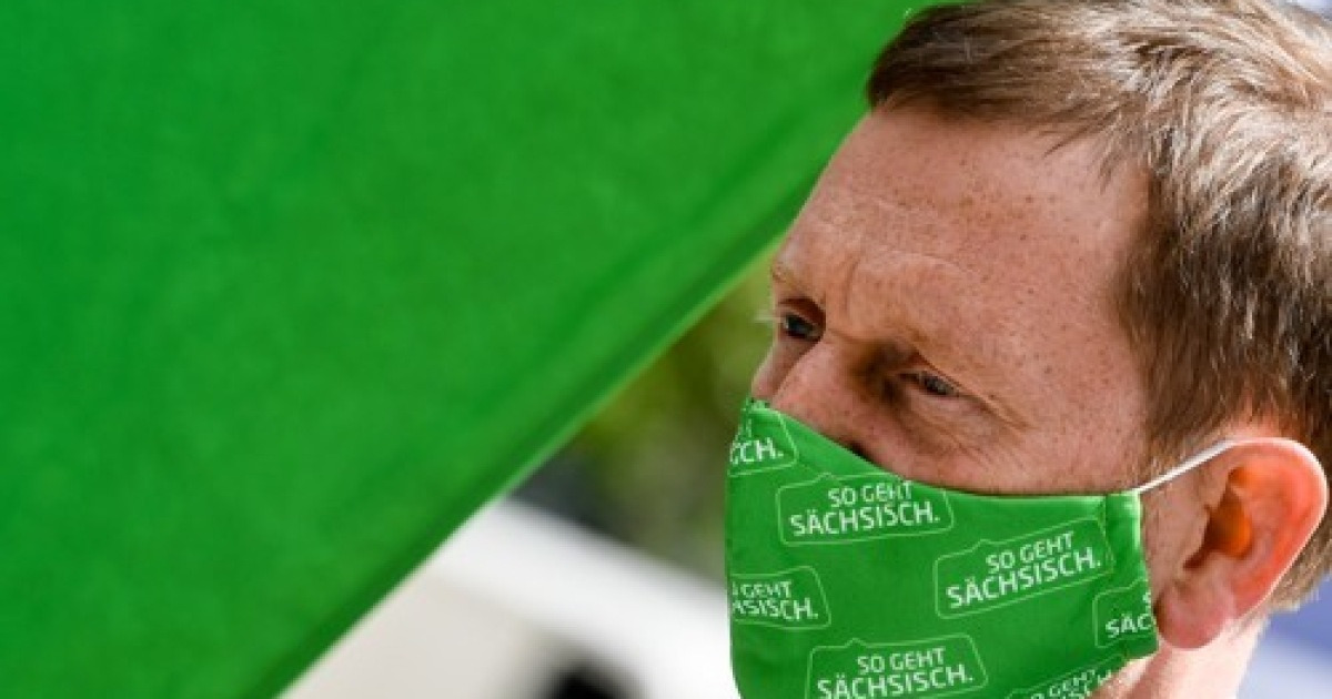 GERMANY PANDEMIC FACE MASK SAXONY CORONAVIRUS COVID19