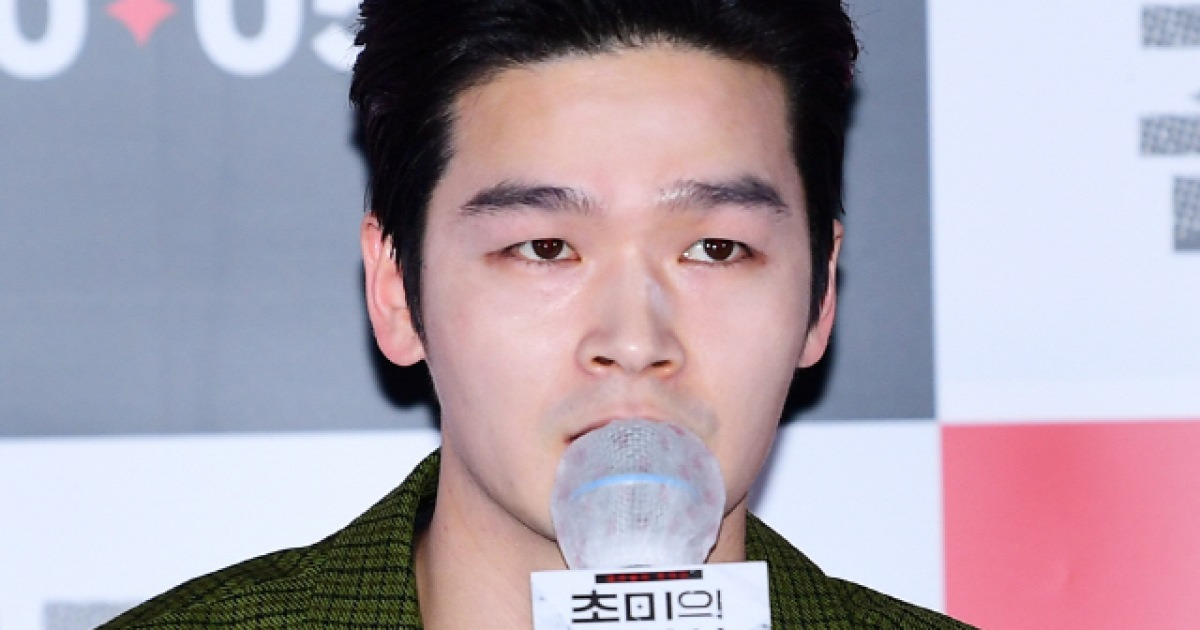 질문에 답하는 남연우 감독 (초미의 관심사 언론시사회)