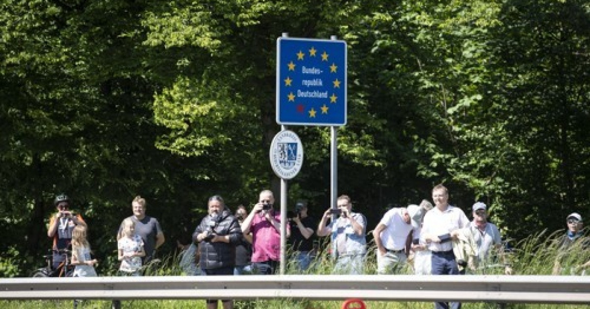 GERMANY AUSTRIA BORDER PANDEMIC CORONAVIRUS CVOID-19