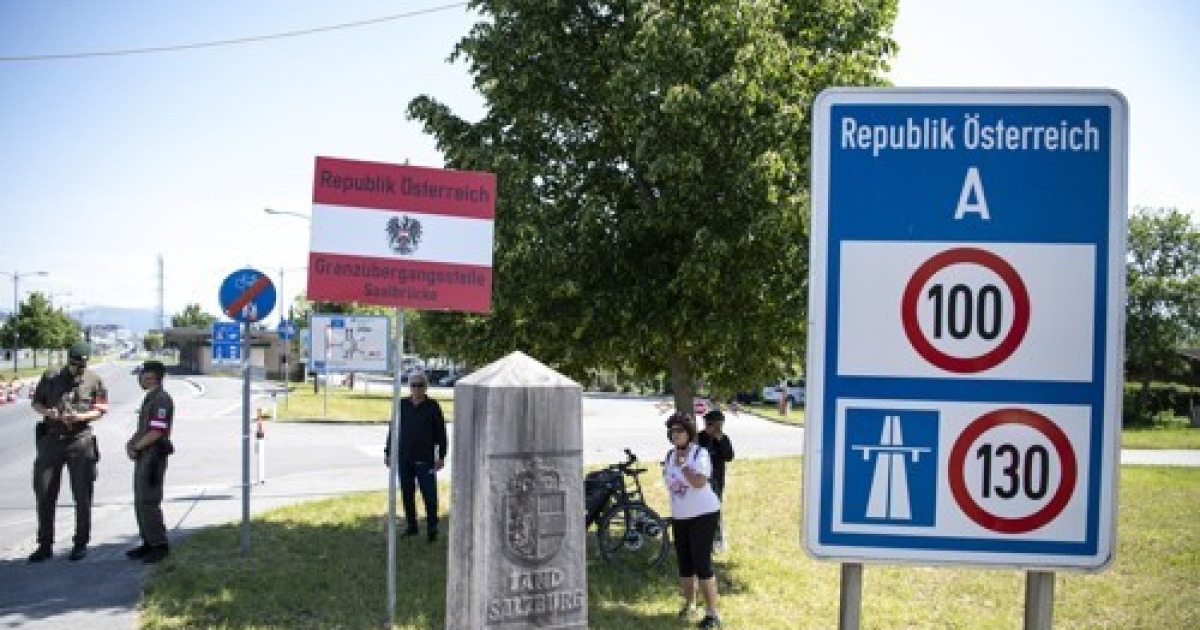 GERMANY AUSTRIA BORDER PANDEMIC CORONAVIRUS CVOID-19