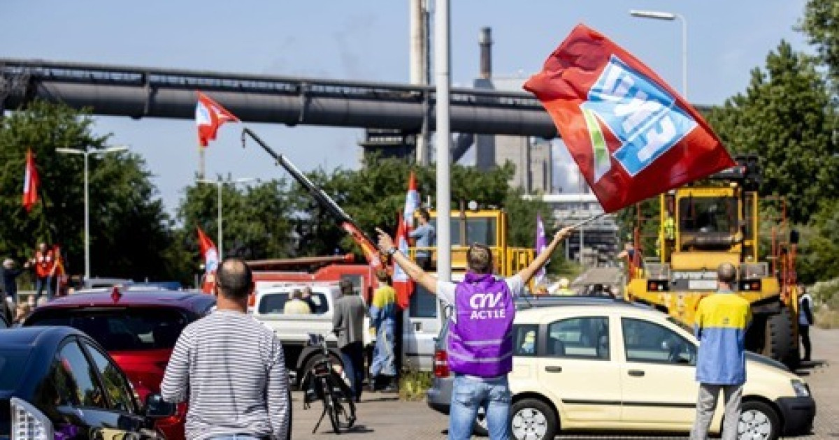 NETHERLANDS PROTEST TATA STEEL