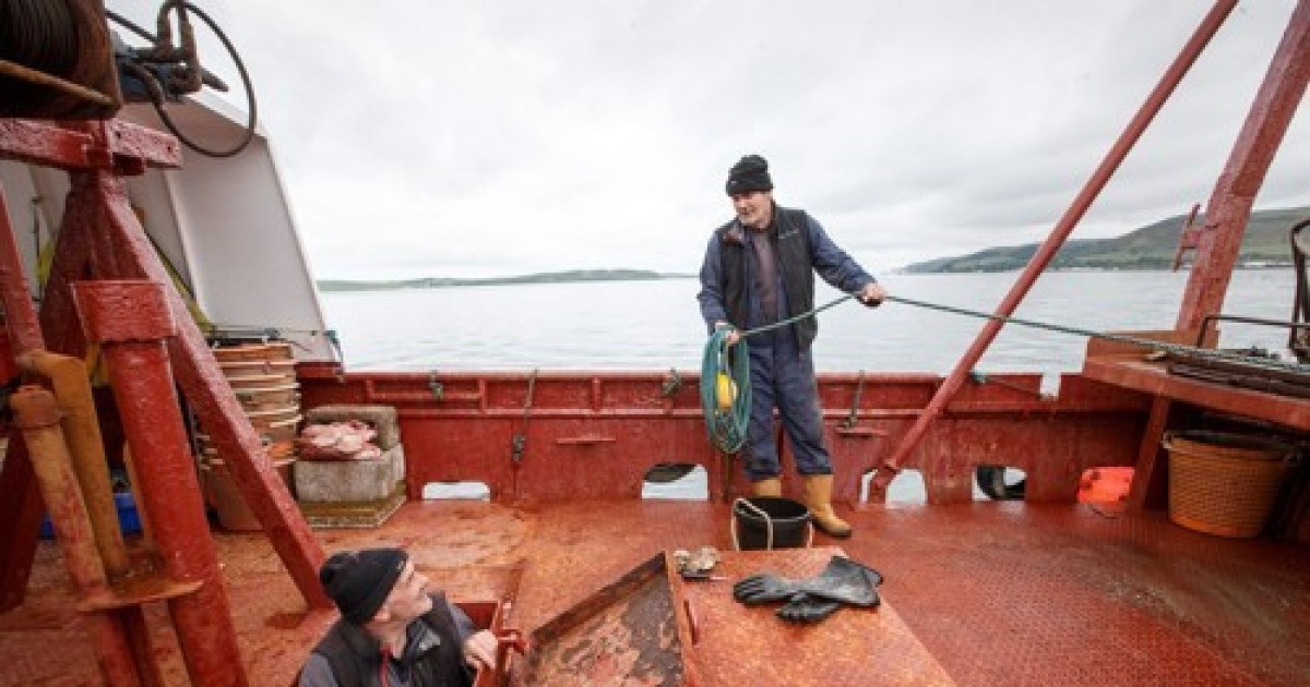 BRITAIN SCOTLAND OYSTER FISHING
