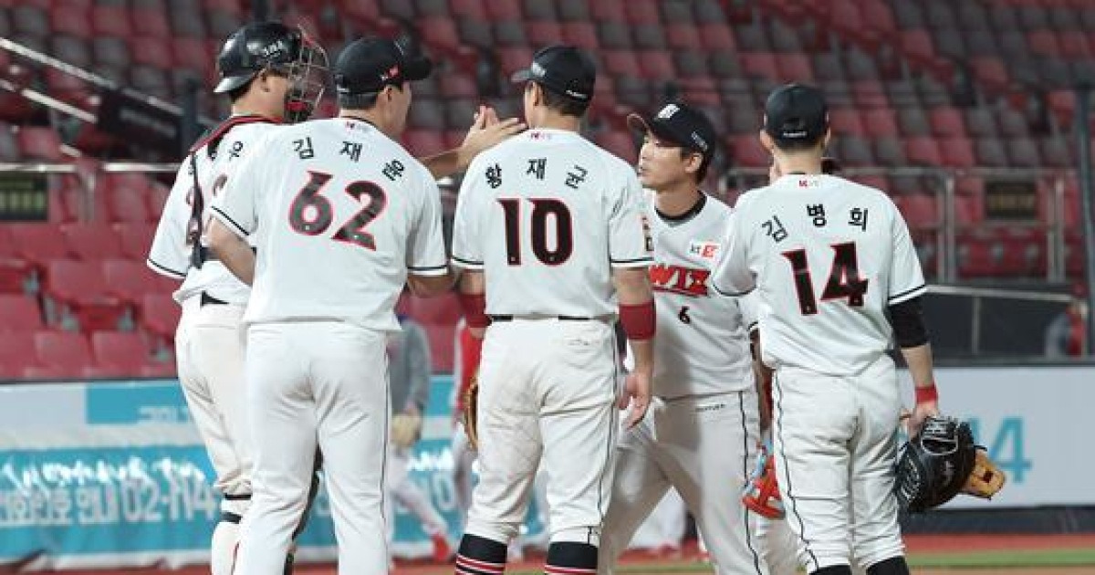 [포토]KT, KIA에 영봉승