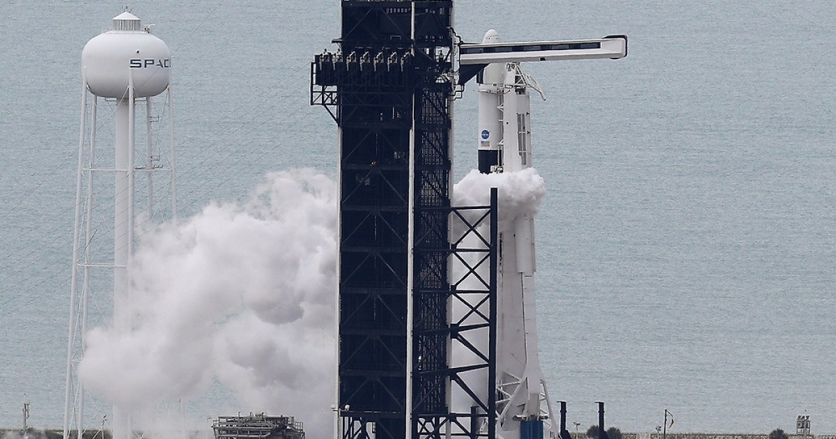 [포토 in 월드] 스페이스X 유인우주선 카운트다운 현장은?