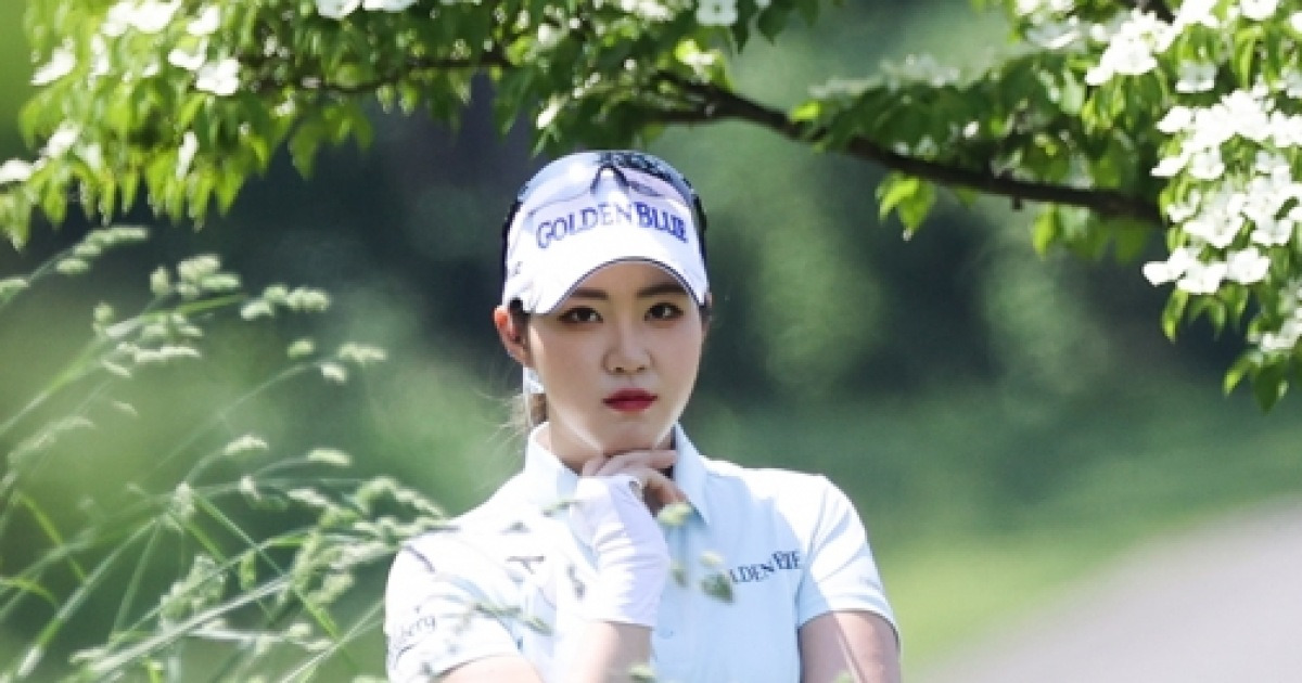 오묘한 표정의 안수빈 프로 [KLPGA E1채리티오픈]