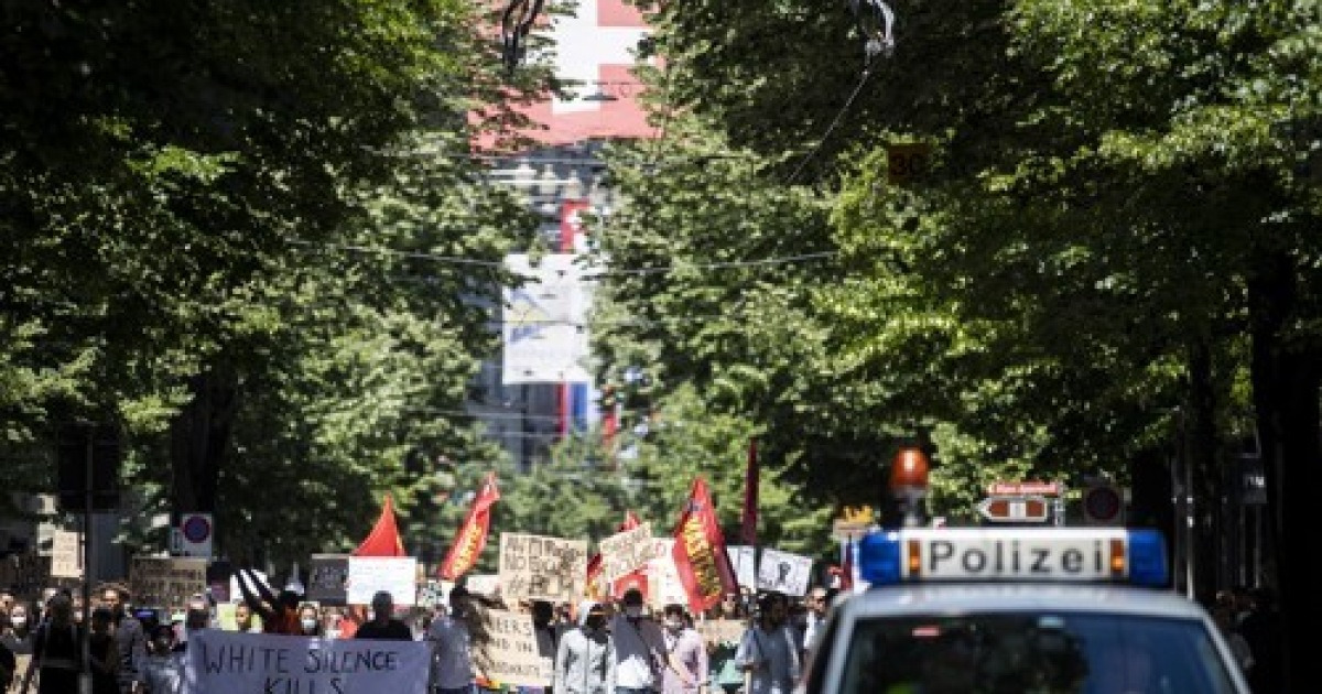 SWITZERLAND PROTEST USA BLACK LIVES MATTER ZURICH
