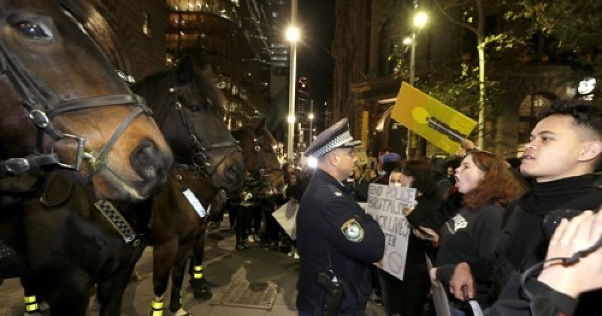 American Protests Australia