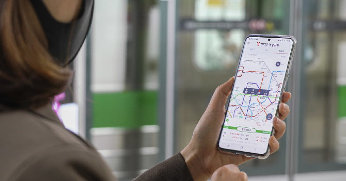 SKT 'T맵 대중교통', 실시간 지하철 혼잡도도 알려준다