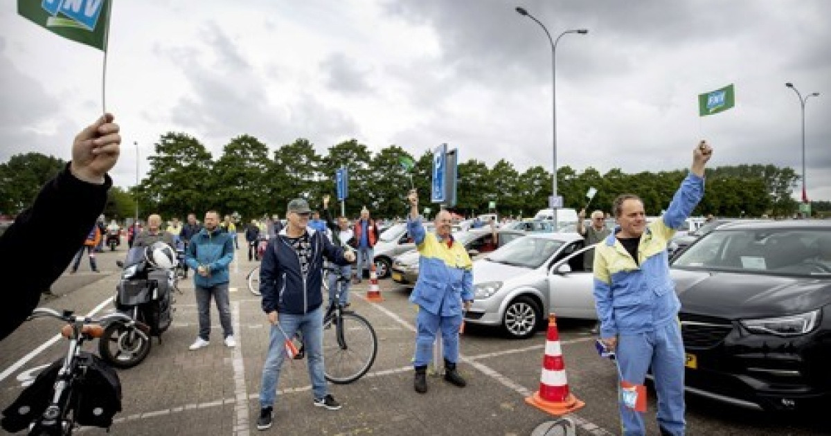 NETHERLANDS TATA STEEL PROTEST